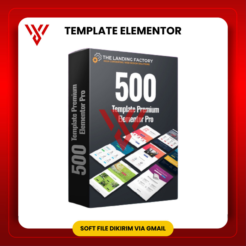 Jual The LandingFactory 500 Elementor Pro Premium Templates File JSON ...