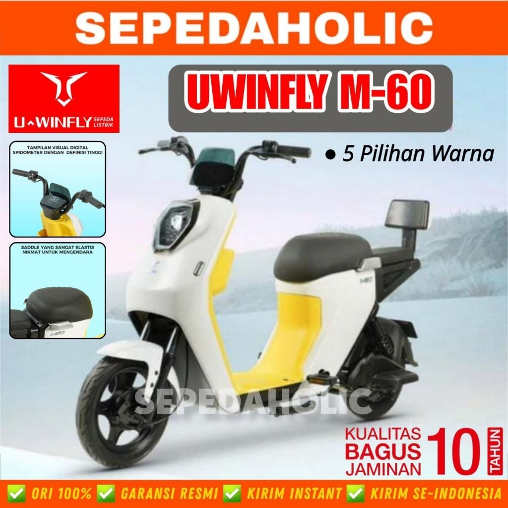 Jual Sepeda Listrik UWINFLY M60 M-60 M 60 Electric E Bike 500 Watt ...