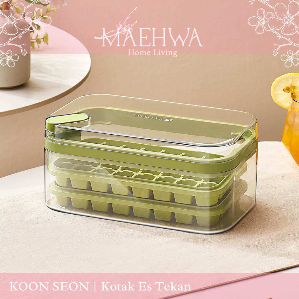 Jual 【MAEHWA】KOON SEON Cetakan Es Batu Praktis Cetakan Tingkat Ice Cube ...