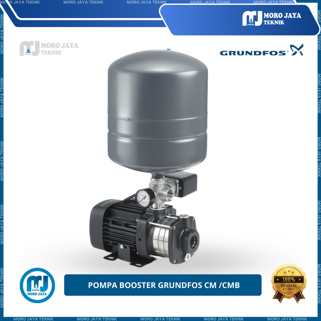 Jual Pompa Booster Grundfos CMB 5-46 PT / Dulu CM 5-5 PT | Shopee Indonesia