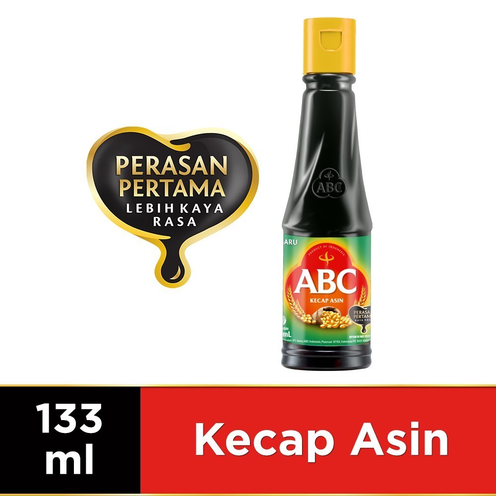 Jual Kecap Asin ABC 133mL / Salty Soy Sauce Abc Botol 133 ml | Shopee ...