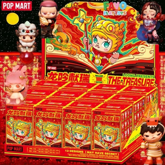Jual POP MART CNY Loong Presents the Treasure Series - FULL SET 12 PCS ...