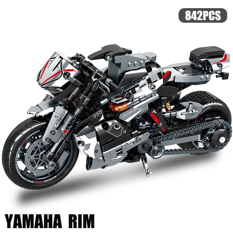 Jual Technical City Speed Racing Motorcycle Car Model Building Block ...