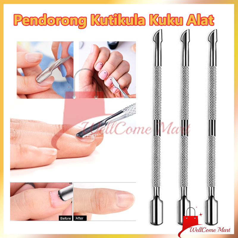 Jual Alat Pendorong Kutikula / Pembersih Kutikula Nail Manicure / Manicure Pedicure Nail Art ...