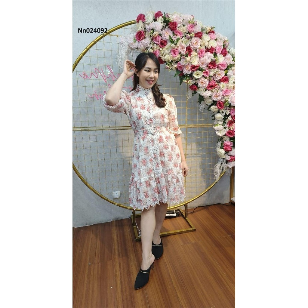 Jual Long dress Bunga kecil NN024092 | Shopee Indonesia