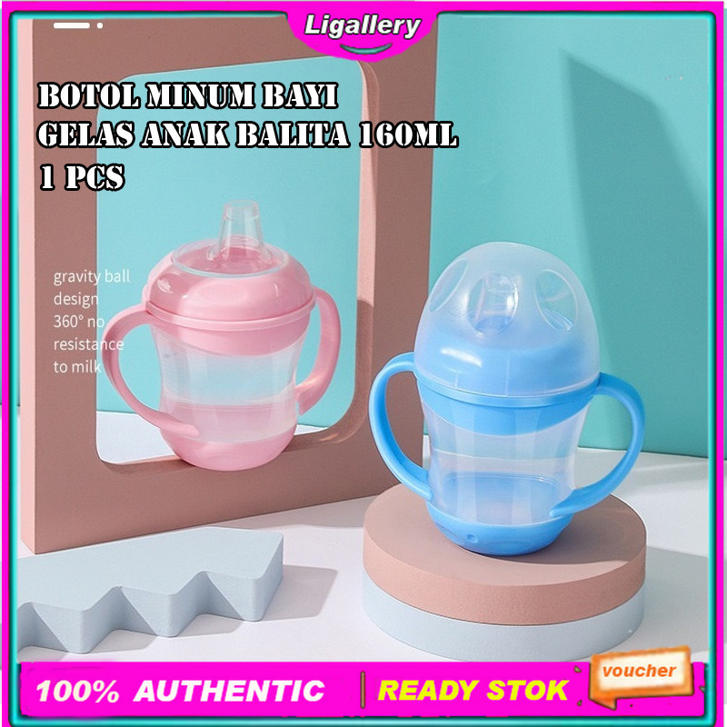 Jual Botol Minum Bayi Gelas Anak Balita 160ML Training Cup Baby Botol Dot Minum Anak Balita Bayi ...