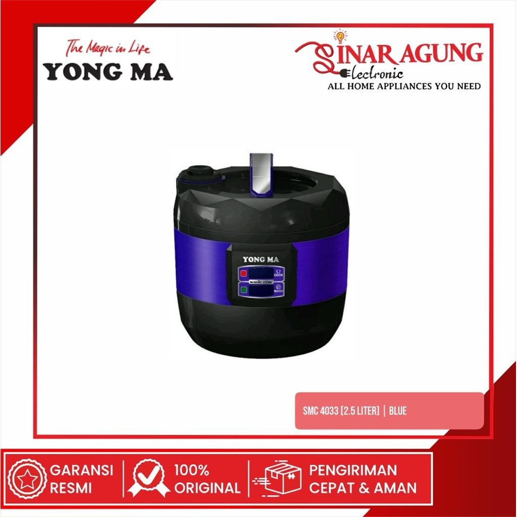Jual [COD] MAGIC COM / RICE COOKER YONG MA / YONGMA SMC4033 / SMC-4033 ...