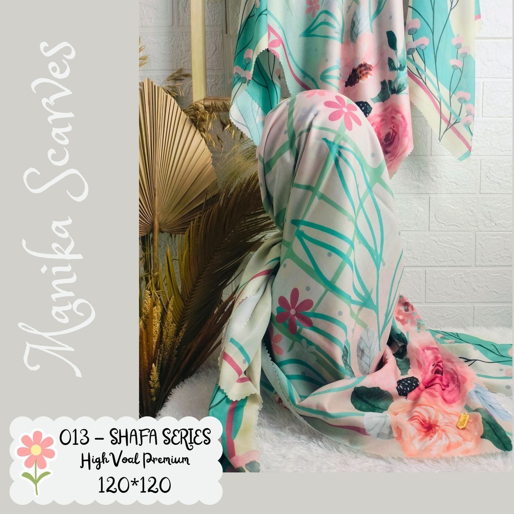 Jual MANIKA SCARVES - SHAFA SERIES HIJAB SEGIEMPAT SUBLIM PRINTING ...