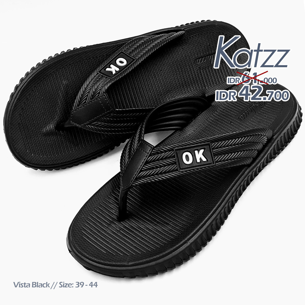 Jual Katzz - Sandal Jepit Pria Uk 39 - 44 / Sandal Pria Casual Untuk ...