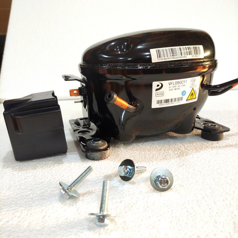 Jual kompresor kulkas Midea side by side inverter original | Shopee ...