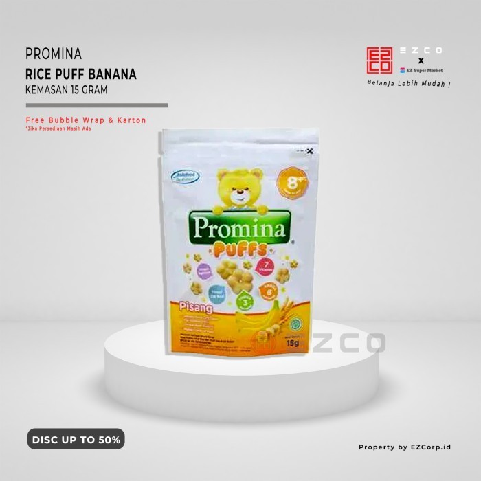 Jual PROMINA RICE PUFF BANANA KEMASAN 15 GRAM | Shopee Indonesia