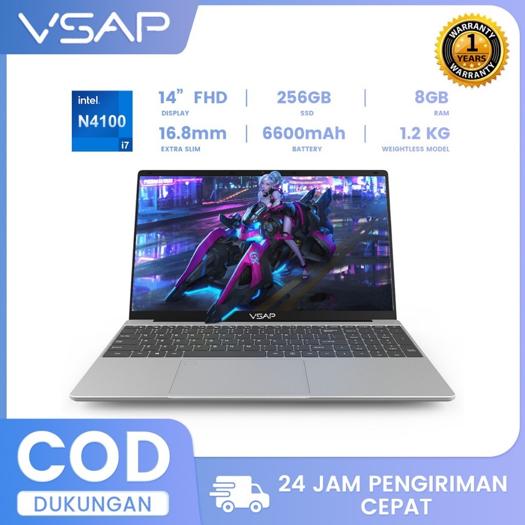 Jual promo terbaru VSAP Laptop Notebook Celeron N4100/N5095/i7 9750H | 16+256GB/8+256GB/8+512GB ...