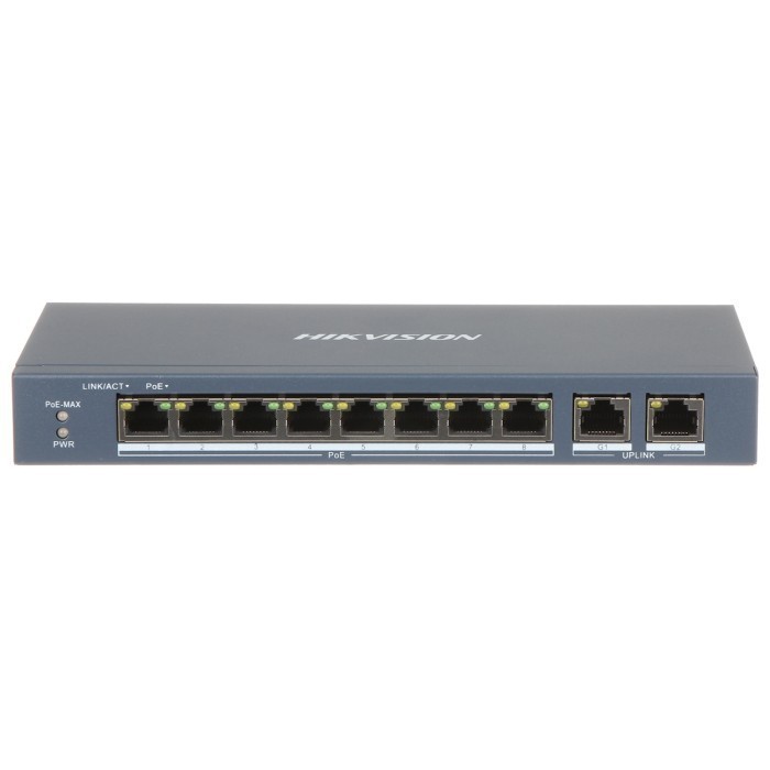 Jual POE SWITCH 8 PORT HIKVISION DS-3E0310P-E/M UNMANAGED POE SWITCH | Shopee Indonesia