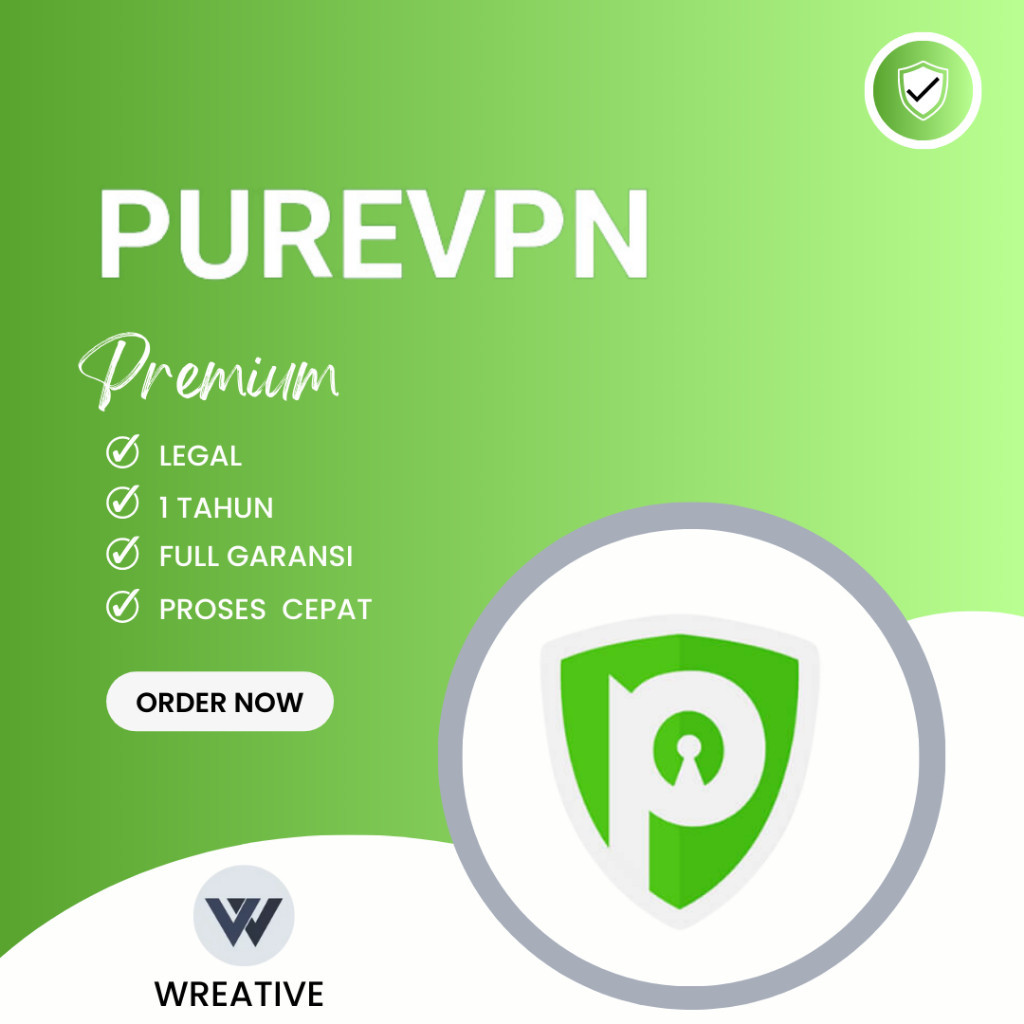 Jual PureVpn | Pure Vpn Premium 1 Tahun Full Garansi Full Aktifasi | Shopee Indonesia