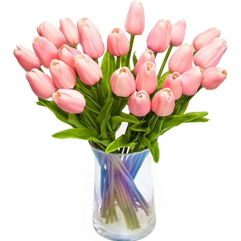 Jual Bunga Artificial Hiasan Rumah 35cm / Bunga Tulip Artificial ...