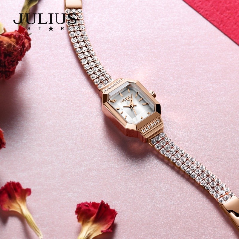 Jual JULIUS Advanced Jam Tangan Quartz Analog Strap Kulit untuk Wanita ...