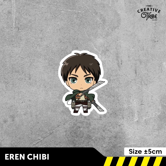 Jual Attack on Titan - Sticker Vinyl Die Cut - Stiker Laptop Eren Levi ...