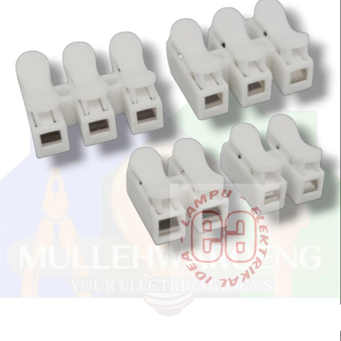 Jual KRUSTIN TERMINAL BLOCK 10MM SAMBUNGAN KABEL MODEL JEPIT 3 DAN 2 ...