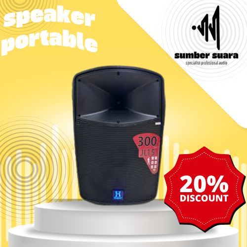 Jual Huper JL15 Speaker Aktif Portable 15 Inch RMS 300 Watt Bluetooth ...