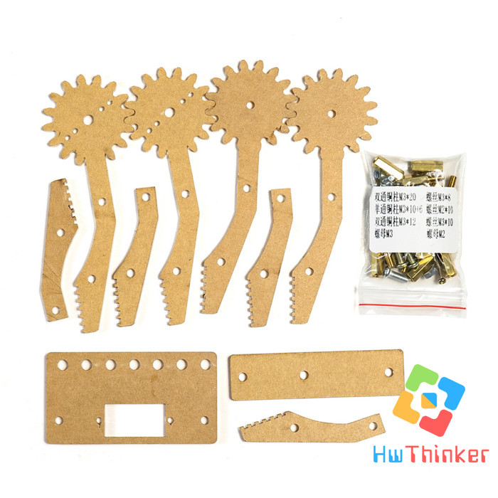 Jual MH27 Robot Gripper Claw Capit Grabber Mechanical Steering Gear Arm ...