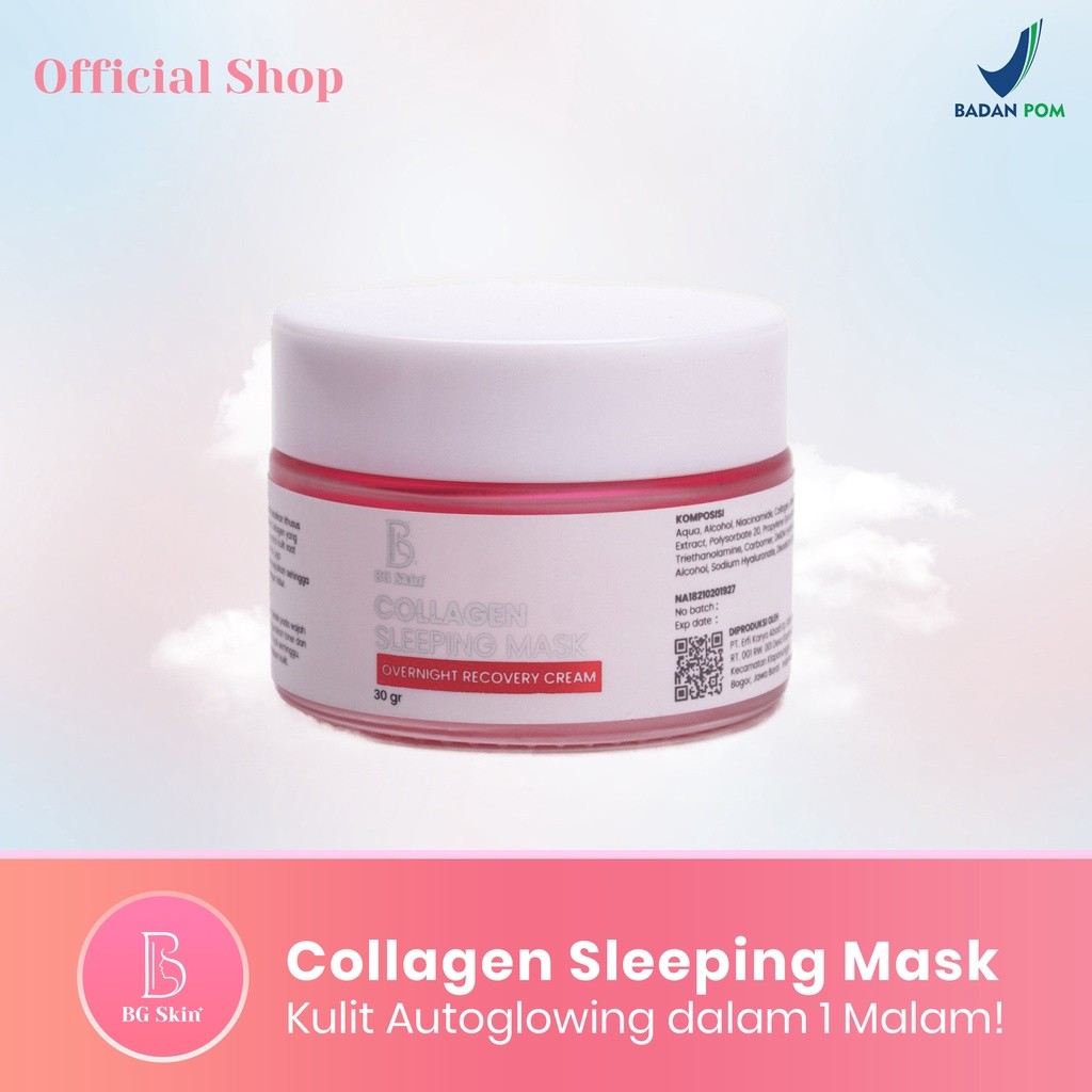 Jual BG Skin Collagen Sleeping Mask | Shopee Indonesia