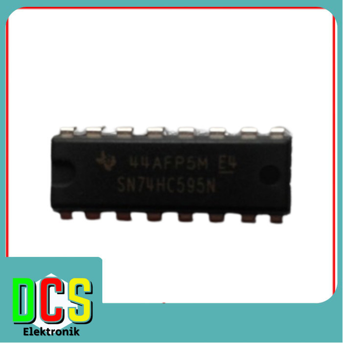 Jual IC 74HC595 DIP Shift Register Serial In Parallel Out | Shopee ...