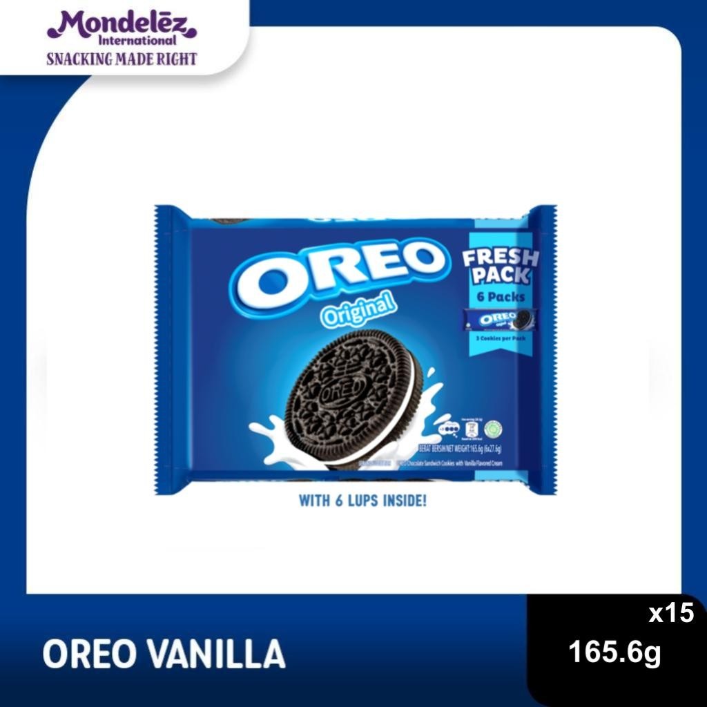 Jual OREO Multipack 6 (165.6g), Biskuit Oreo rasa original lebih ...