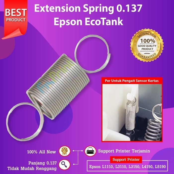 Jual Per Tuas Sensor ASF Epson L1110 L1210 L3110 L3210 Extension Spring ...