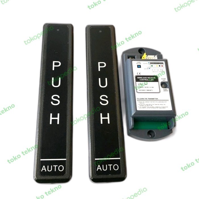 Jual Wireless Push Exit Press | Wireless Push Button Exit Automatic ...