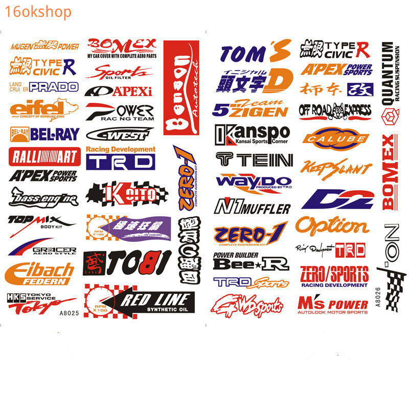 Jual sticker motor ex5 alphabet sticker sticker rossi rim sticker ...