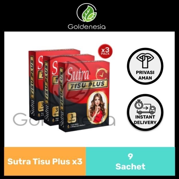 Jual Terbaru!! Spesial Privasi dijamin Aman Sutra Tisu Plus x 3 Box ...
