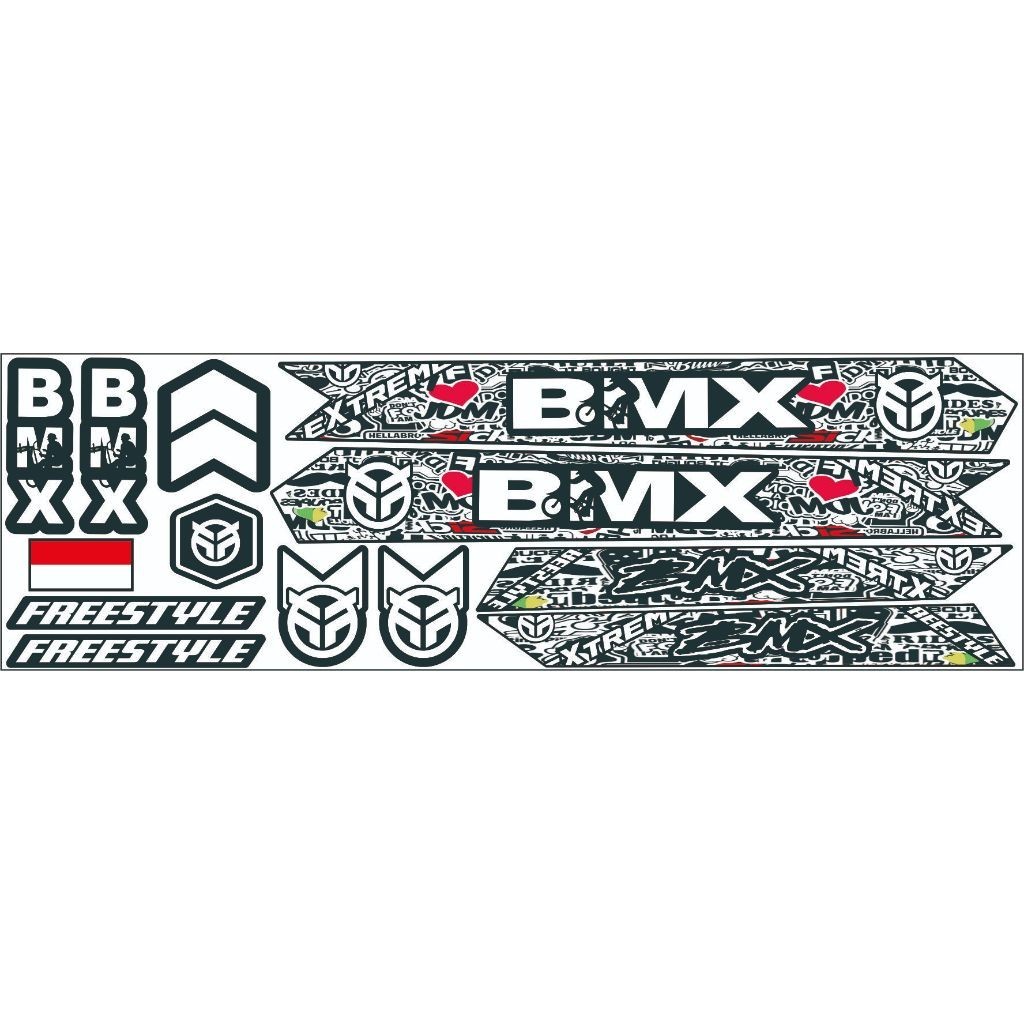 Jual VARIASI STIKER BMX STRIPING SEPEDA ALL BMX MOTIF SETIKER BMX ...