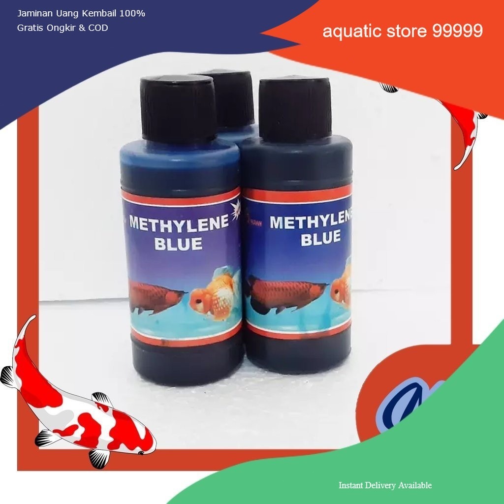 Jual Obat ikan jamur VIVIAN METHYLENE BLUE 100 ml | Shopee Indonesia