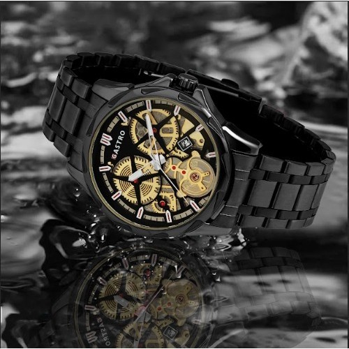 Jual Gastro Jam Tangan Pria 7026 Rantai Stainless Steel Water Resistant ...