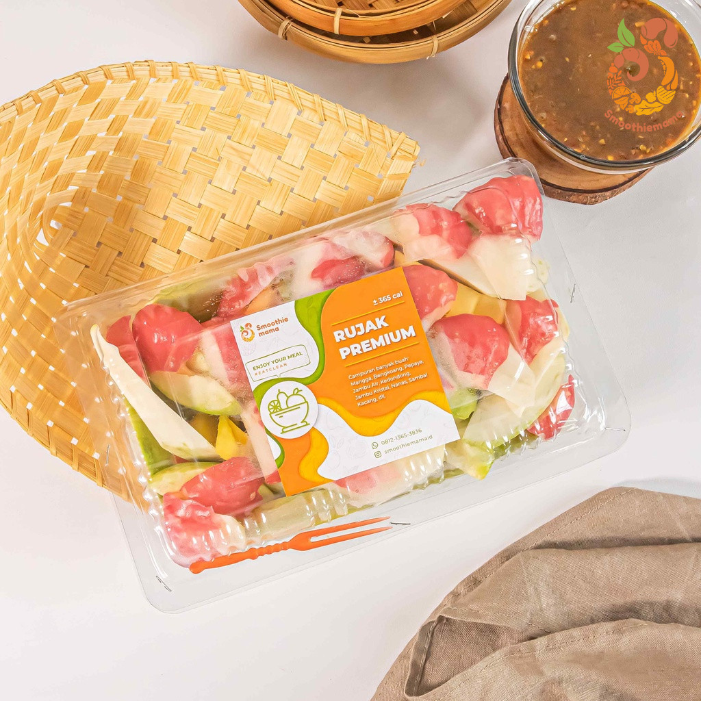 Jual Rujak Buah Sehat Lengkap Premium Isi Banyak Ukuran Besar Rujakemak ...