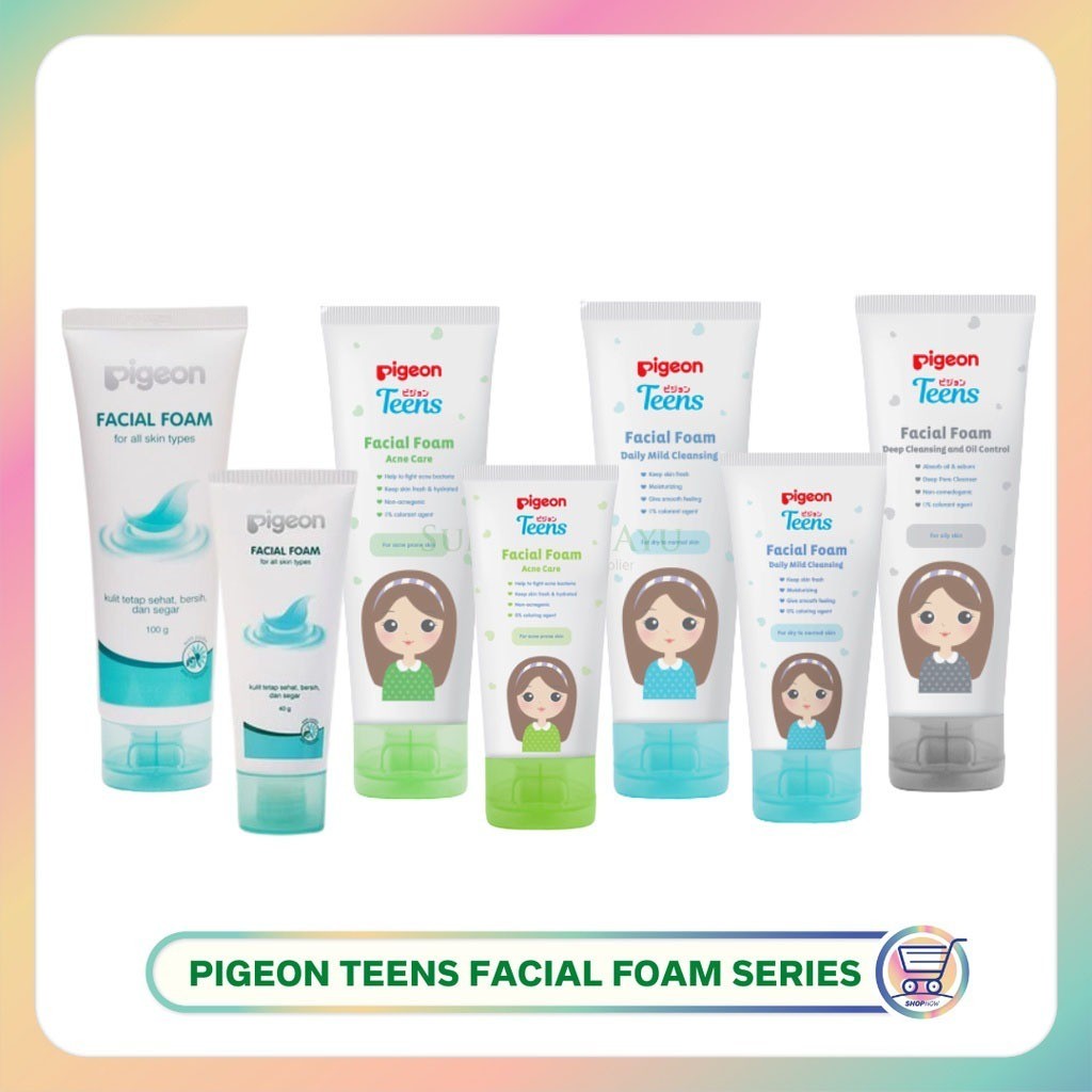 Jual Pigeon Teens Facial Foam Series | Facial foam Pigeon Original ...