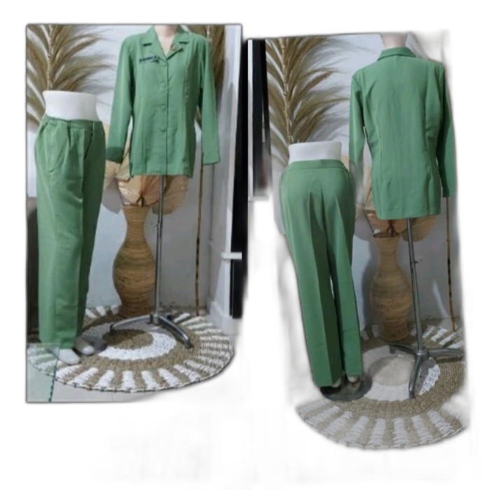 Jual seragam lapangan psl persit sritek wol pusat muslim pendek panjang ...