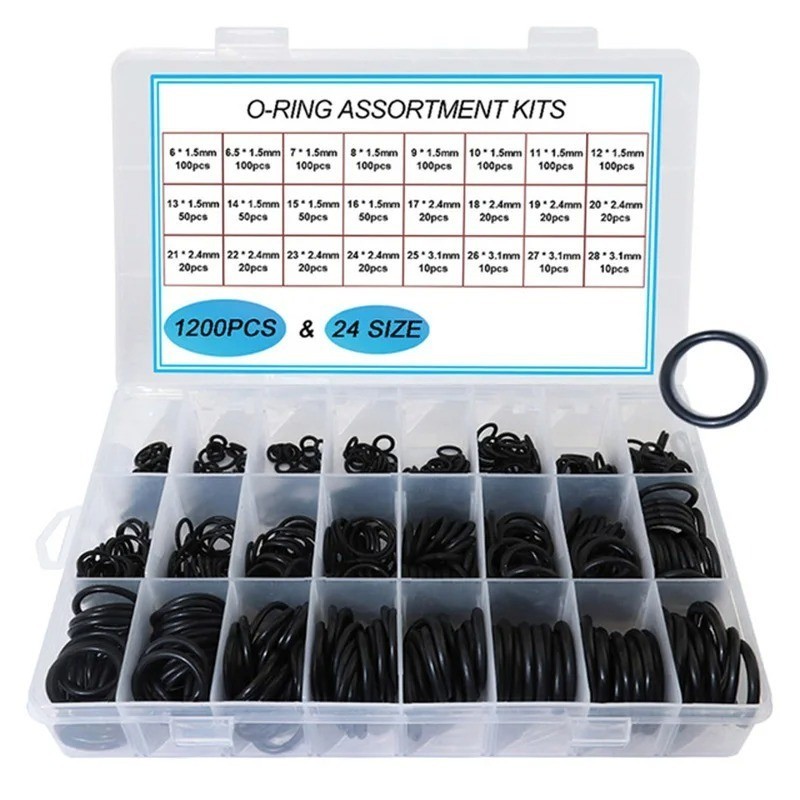 Jual 225/1200pcs HNBR/Rubber O Ring Seal Tightening Karet Seal O Ring with Box | Shopee Indonesia
