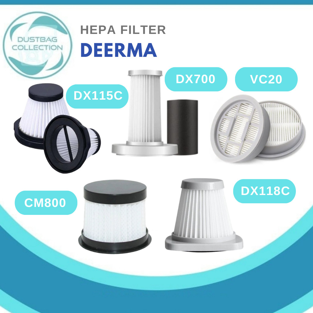 Jual Deerma Hepa Filter For Vacuum Cleaner DX115C DX118C DX128C DX700 ...