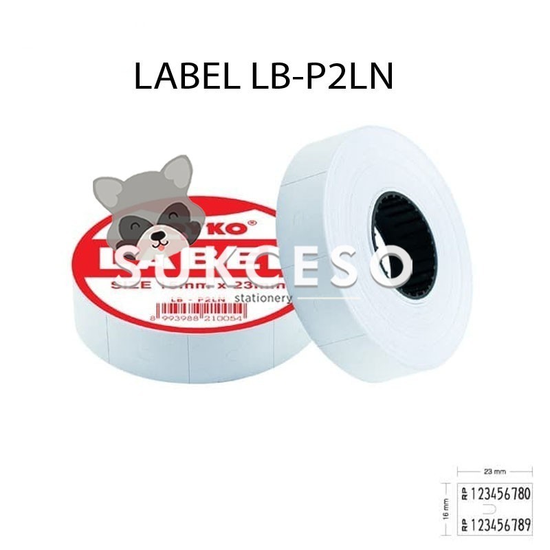 Jual Joyko Label LB - P2LN (2 Baris) / Label Harga PER PAK ISI 10 ROLL ...