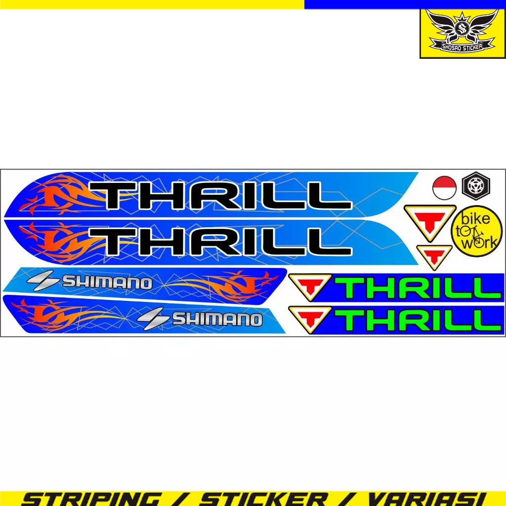 Jual VARIASI STICKER THRIL STRIPING STIKER THRILL VARIASI LIS MOTIF ...