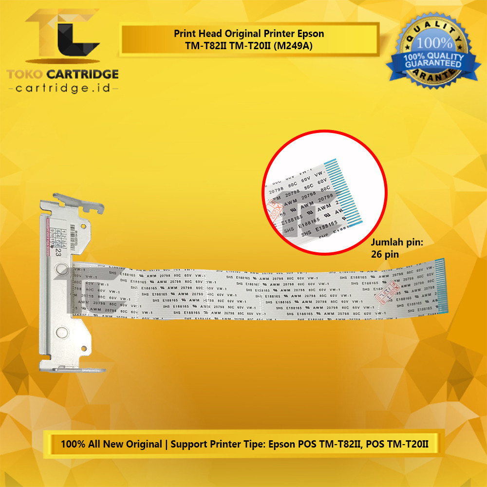 Jual Head Print Epson POS TM-T82II Printhead TM-T20II With Kabel ...