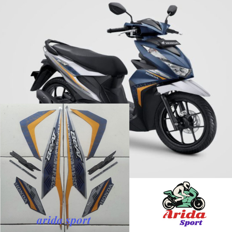 Jual Striping stiker lis motor honda beat fi led cbs iss 2021 2022 ...