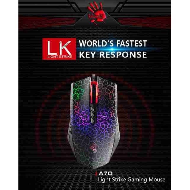 Jual MOUSE BLOODY A70 LIGHT STRIKE GAMING | Shopee Indonesia