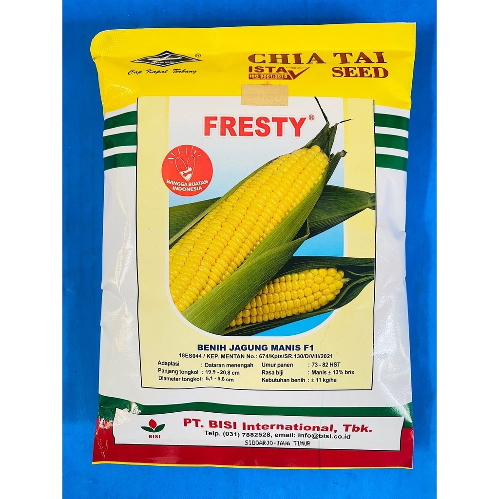 Jual Benih jagung manis f1 FRESTY isi 250gr tahan bulai dari CAP KAPAL ...