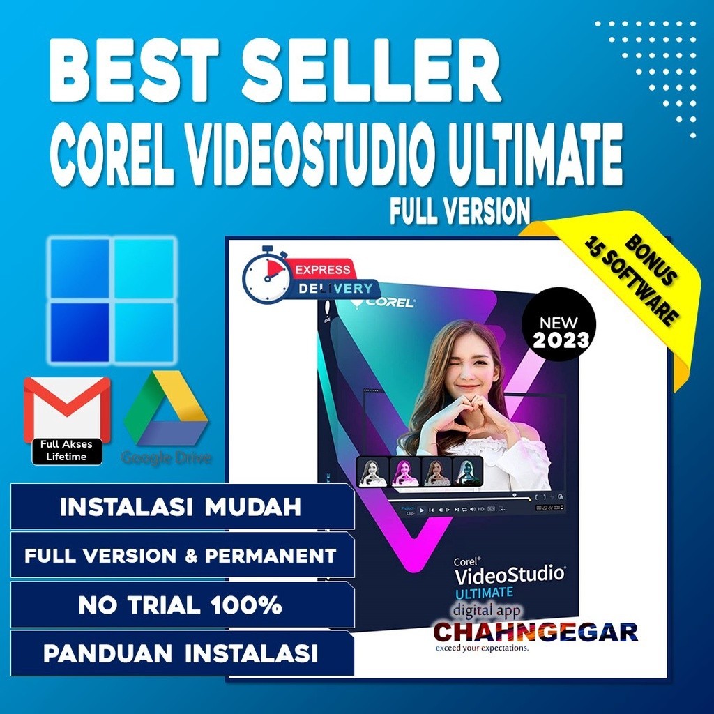 Jual Corel Video Studio Ultimate 2023 Full Version | Software Video ...