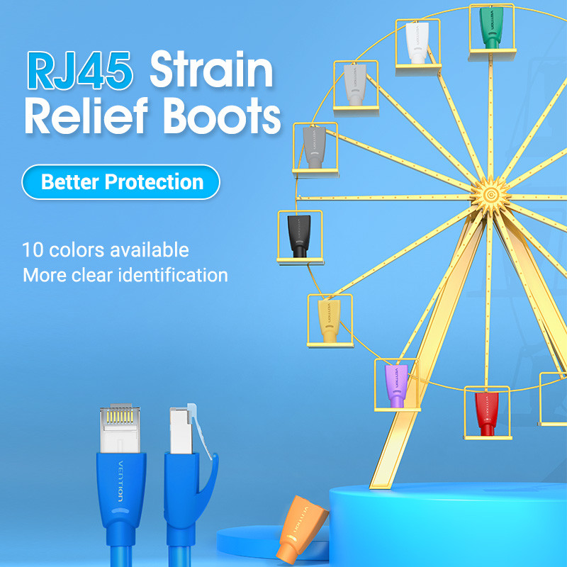 Jual VENTION Plug Boot Connector RJ45 Strain Relief Boots Konektor ...