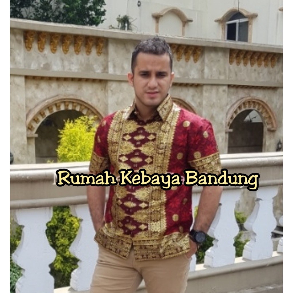 Jual FR54S KEMEJA DIANDRA MOTIF SONGKET PALEMBANG FULL PURING UNTUK ...