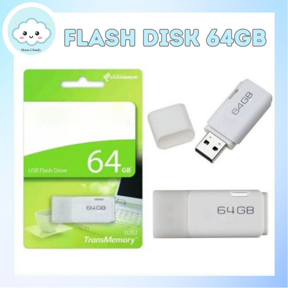 Jual USB Flashdisk 64GB USB 64 GB Flash Disk Drive Transmemory Transfer Data Flashdish Murah ...