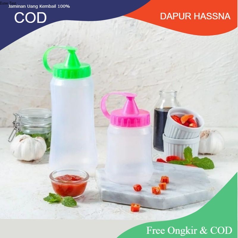 Jual Botol Saus dan Kecap Plastik Ukuran 300 ml | Shopee Indonesia